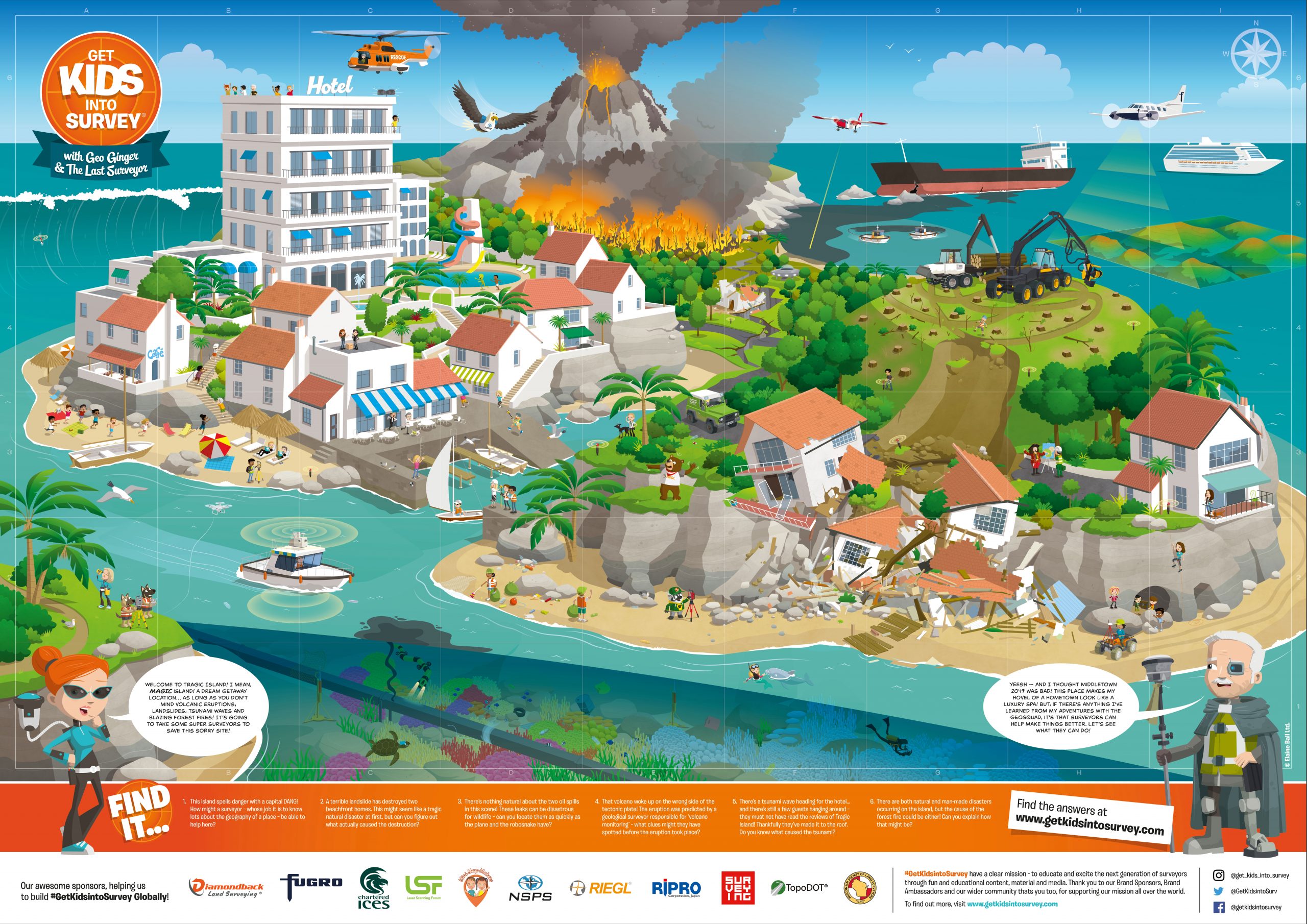 Environmental Disaster Poster - Get Kids Into Survey